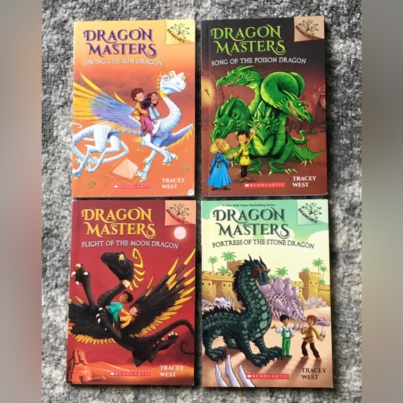 Scholastic | Other | Dragon Masters Chapter Books Lot Of 4 Tracey West ...